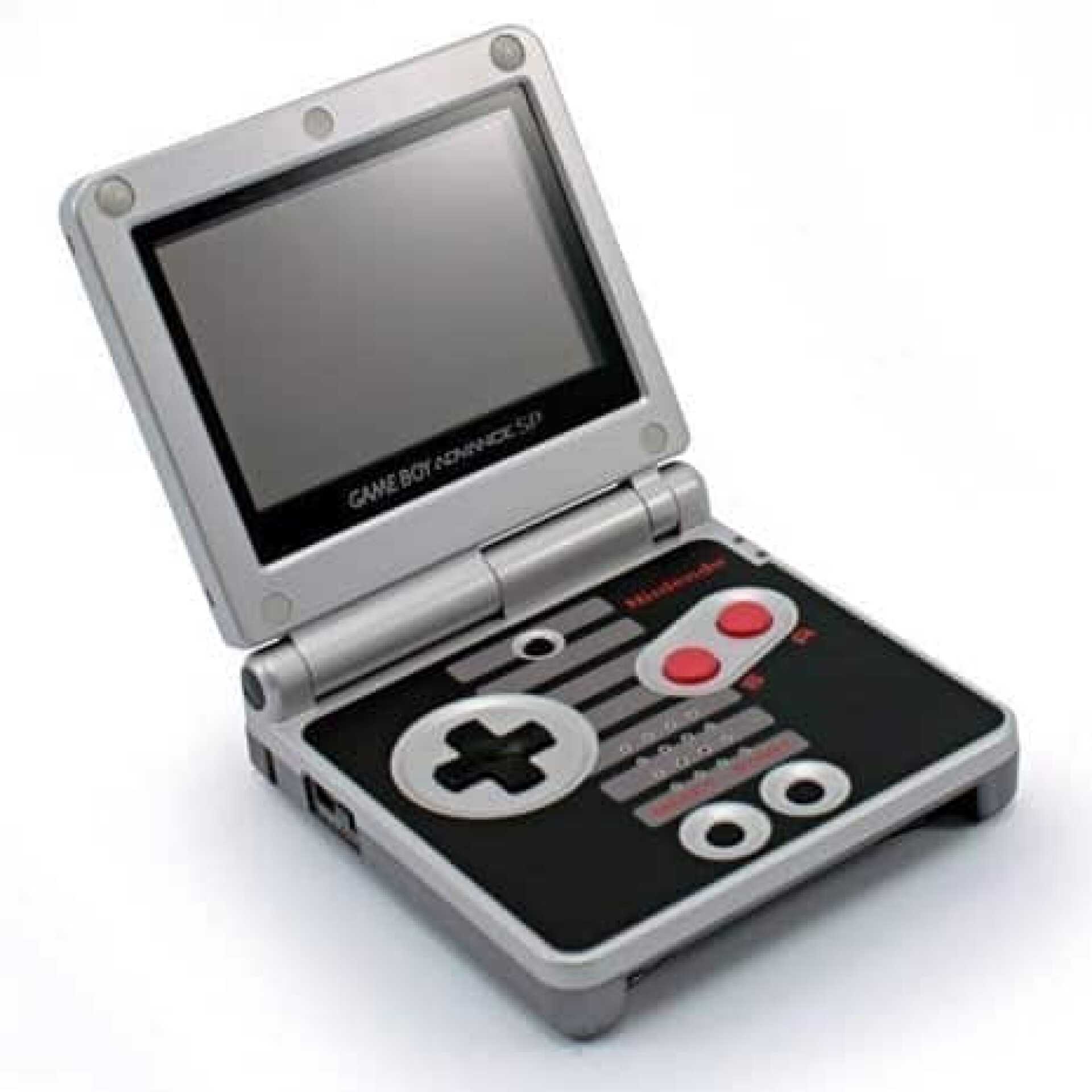 Game Boy Advance SP System Classic NES Gray - Gameware