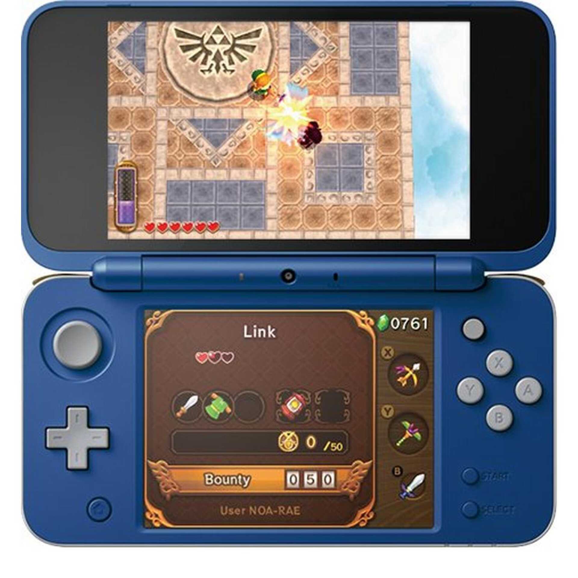 Nintendo New 2DS XL System Hylian Shield Edition - Gameware