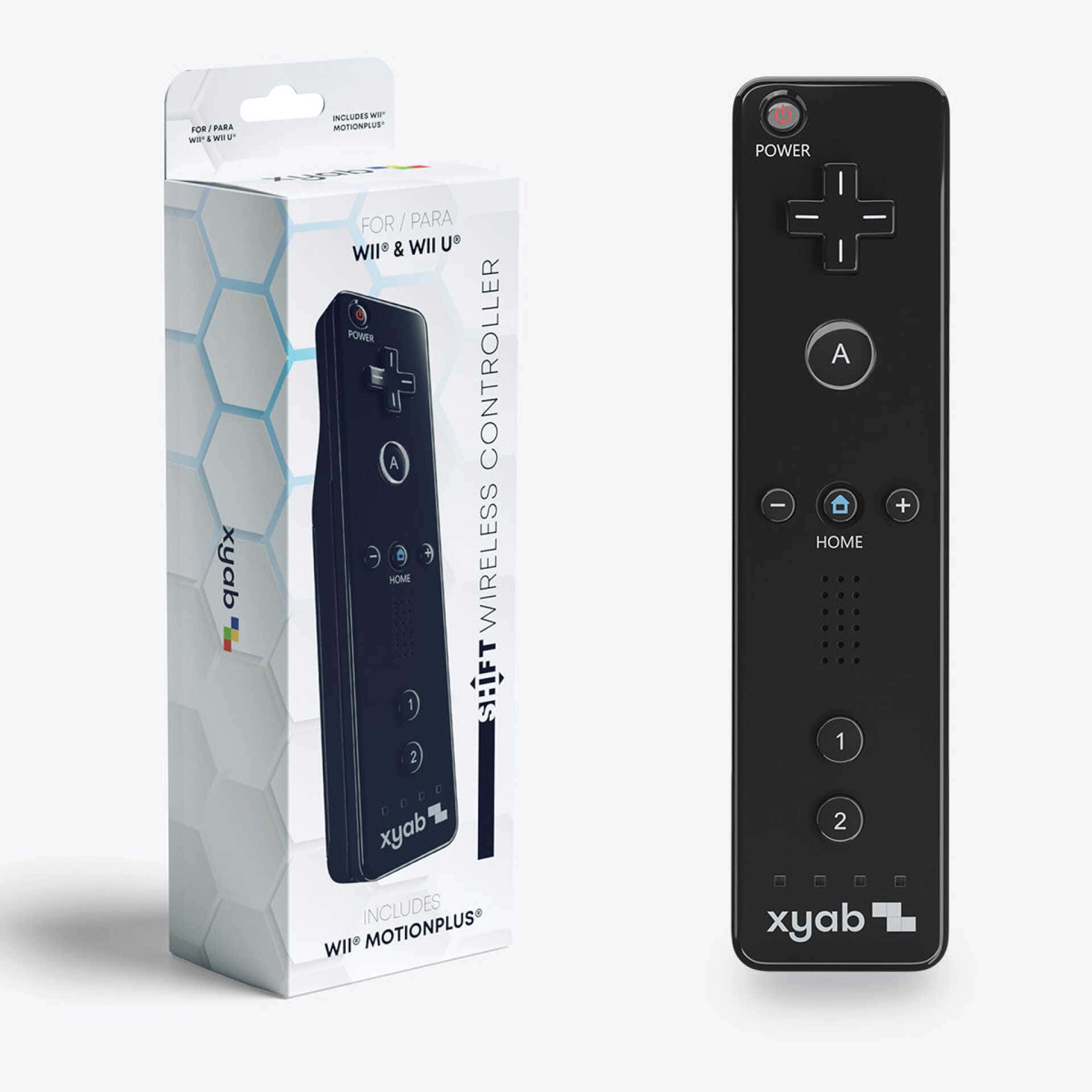 Wireless Controller - Black (MOTION PLUS) - Gameware